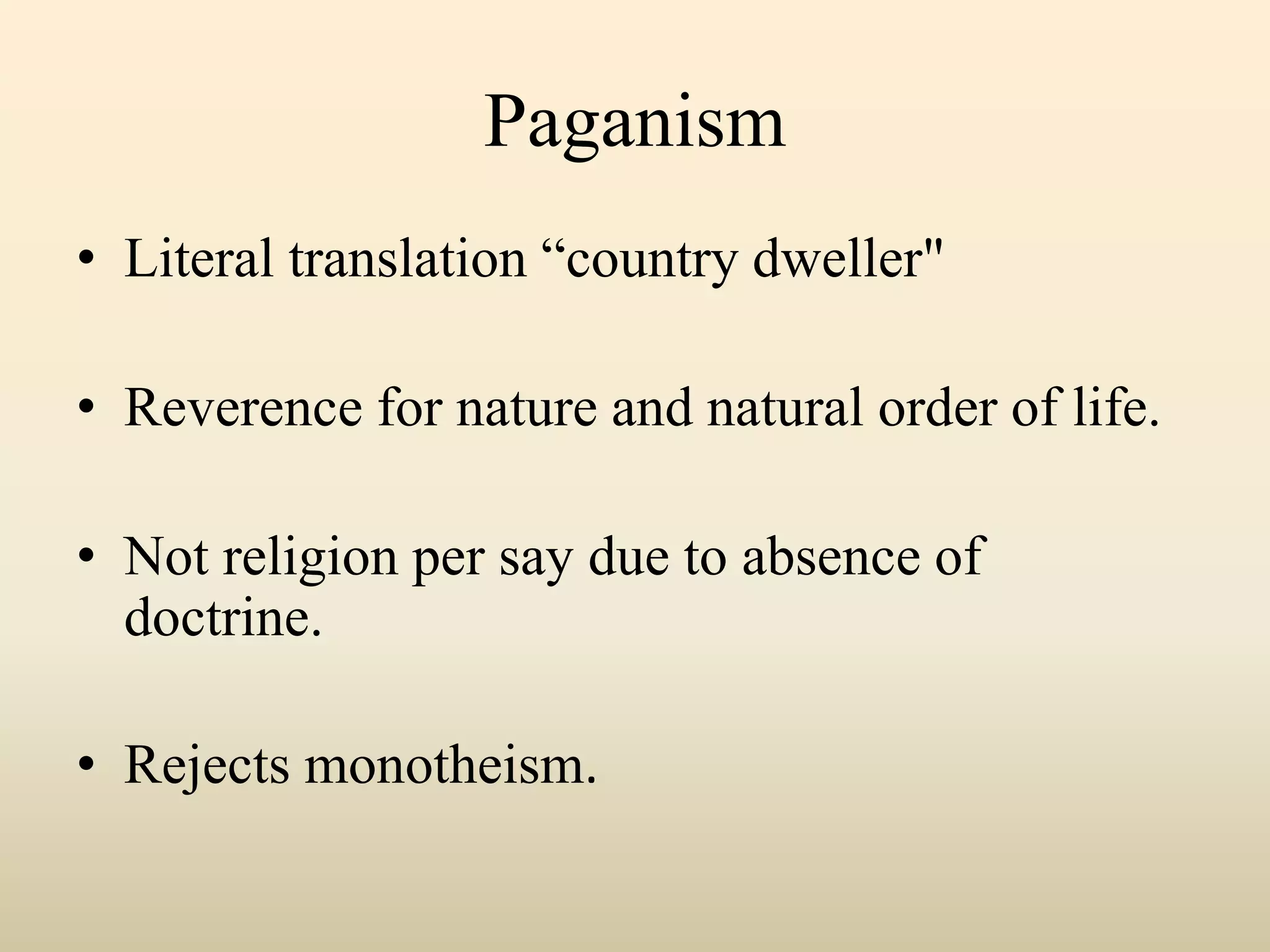 paganism and witchcraft | PPTX