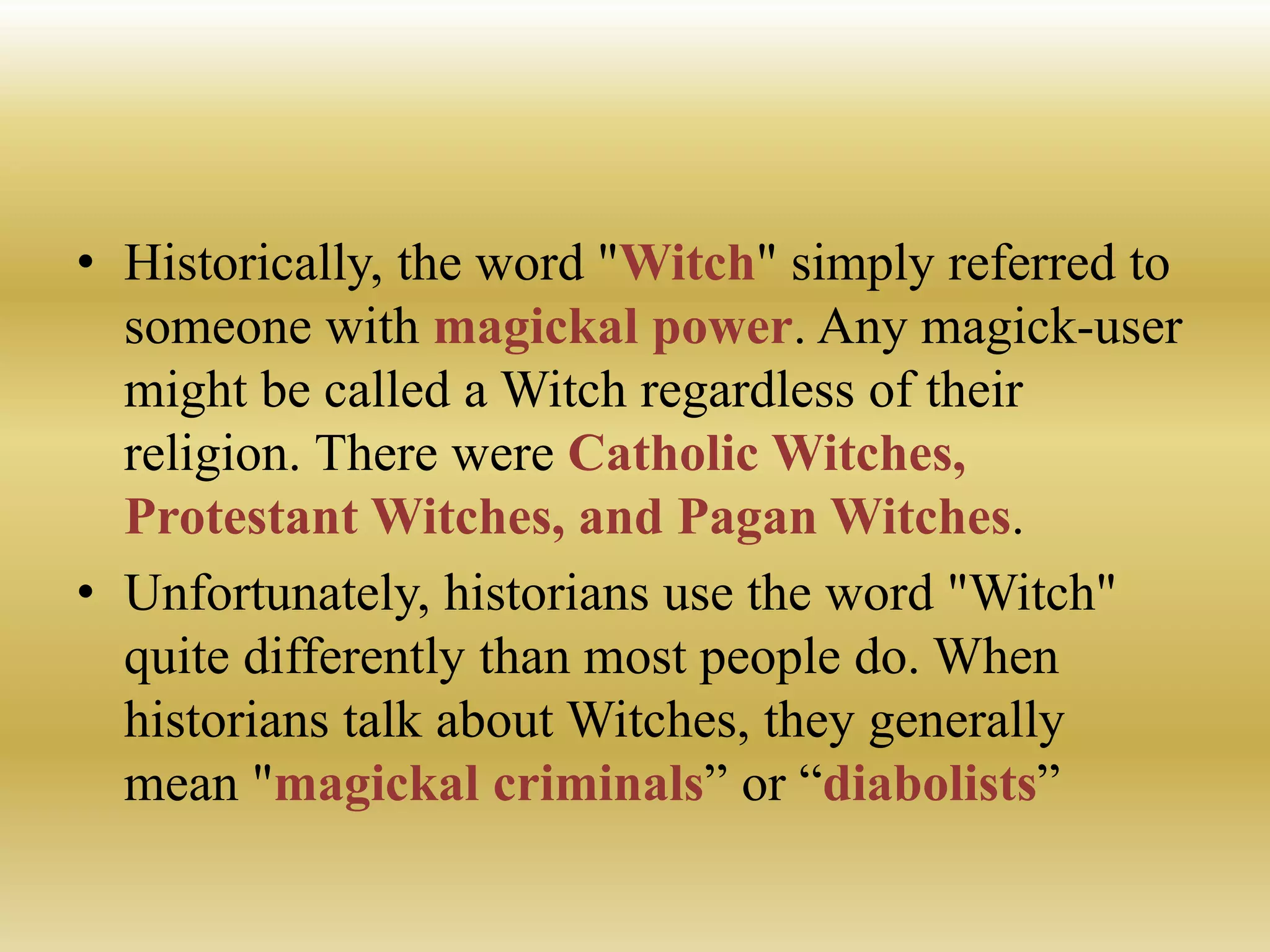 paganism and witchcraft | PPTX