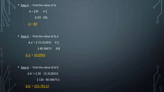 Numerical methods and programming | PPT