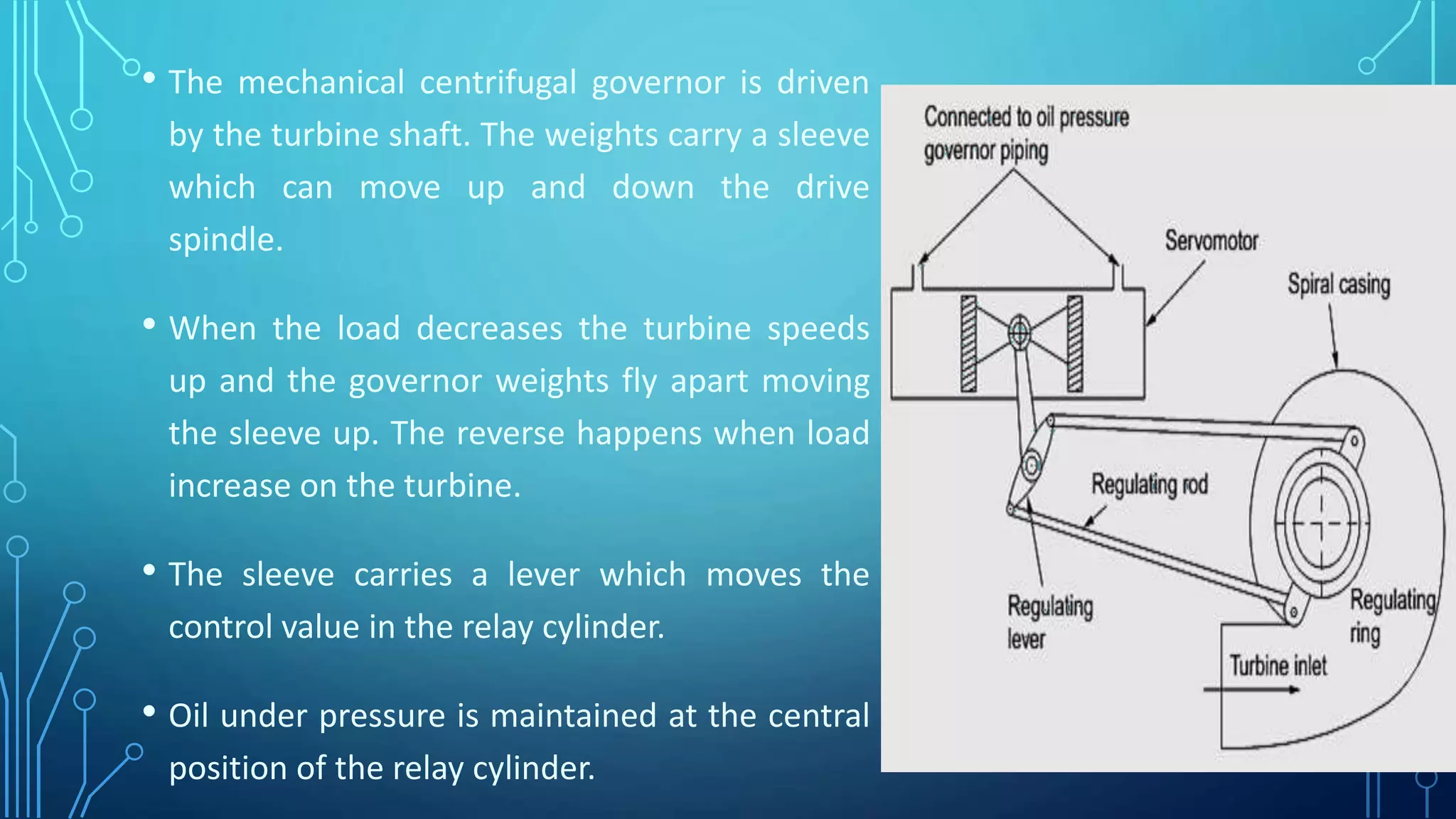 Cia 3 Ppt Governing Of Hydraulic Turbines Ppt