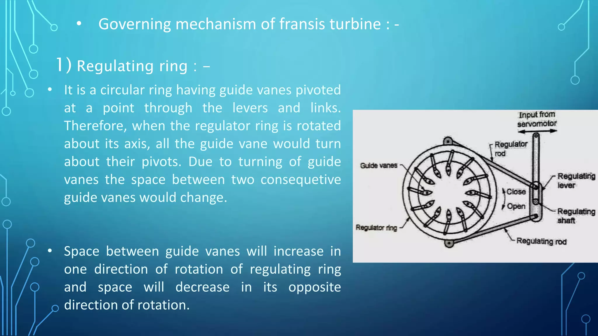 Cia 3 ppt governing of hydraulic turbines | PPTX
