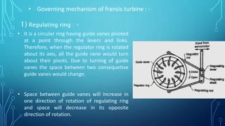 Cia 3 ppt governing of hydraulic turbines | PPTX