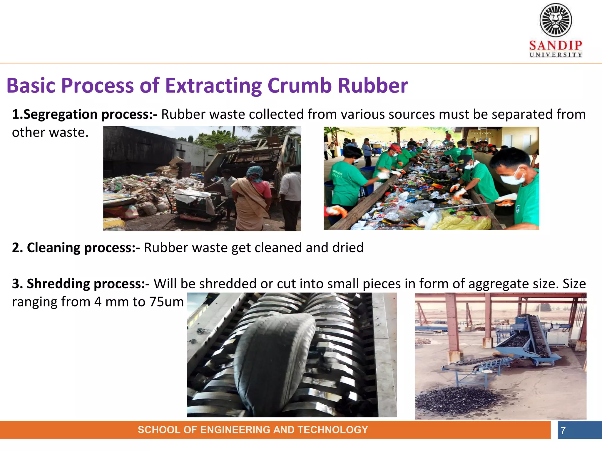 Study on Crumb Rubber Modified Bitumen | PPT
