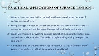 surface tension | PPTX