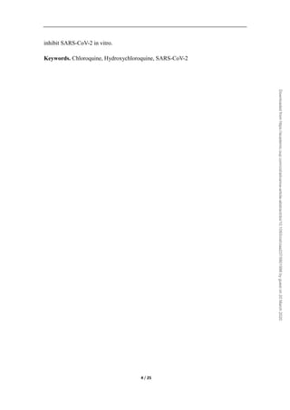 Ciaa237 | PDF | Infectious Diseases | Diseases and Conditions