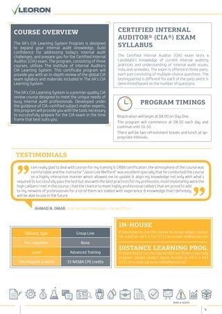 Cia brochure part 1 2 | PDF