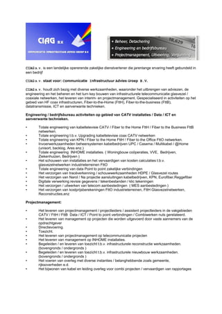 Ciag Bv Profiel | PDF