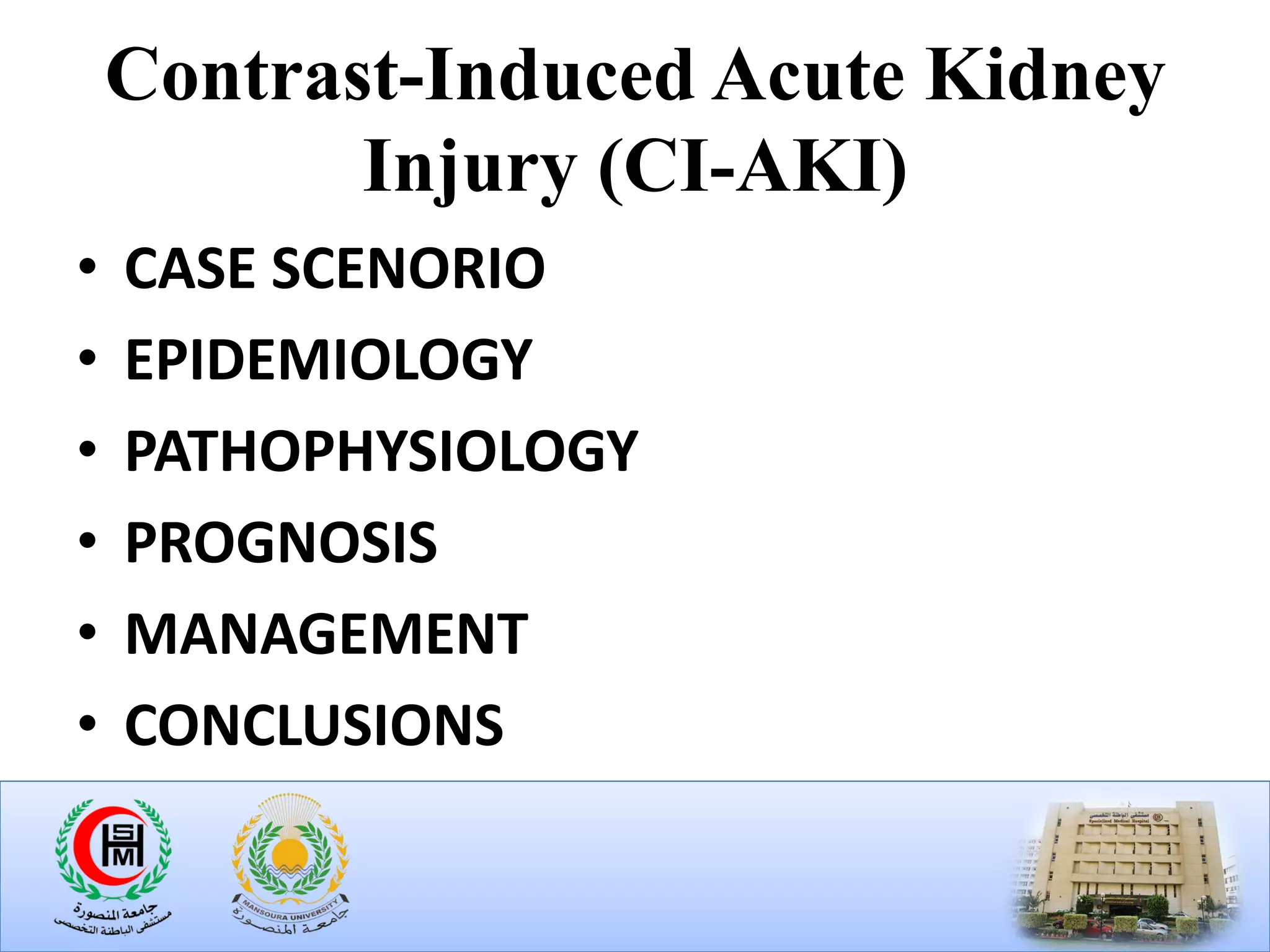 CI AKI Prof.Gamal Fahim | PDF