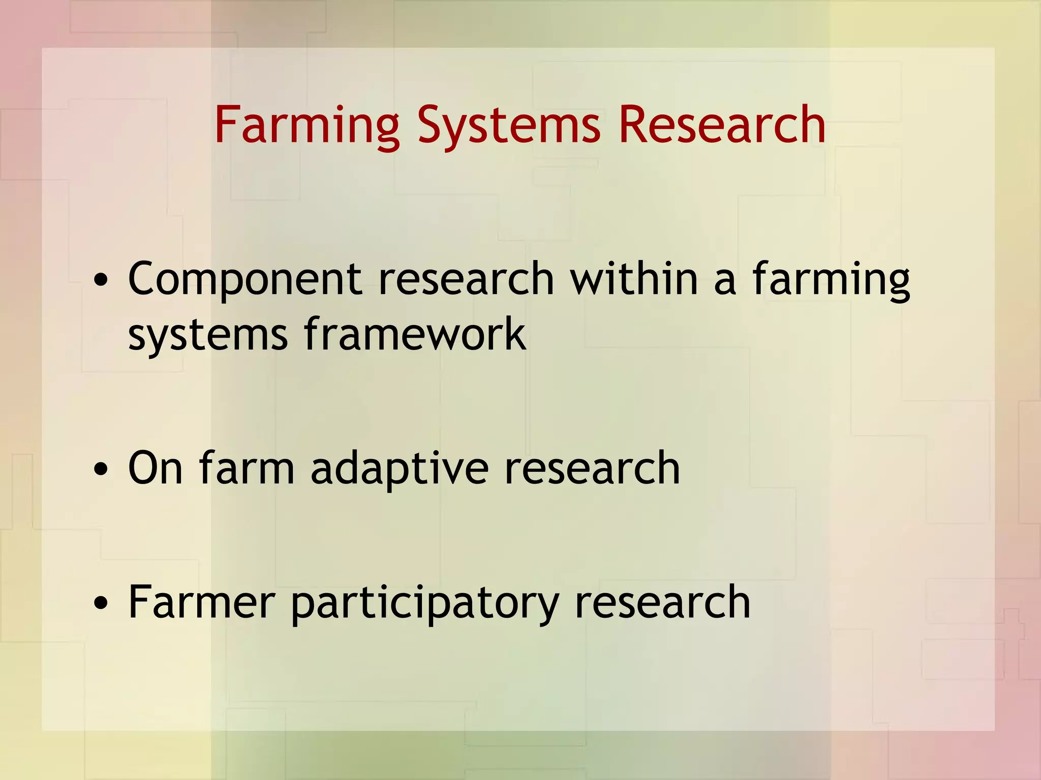 Lynam - Translating system research into farmer adoption | PPT