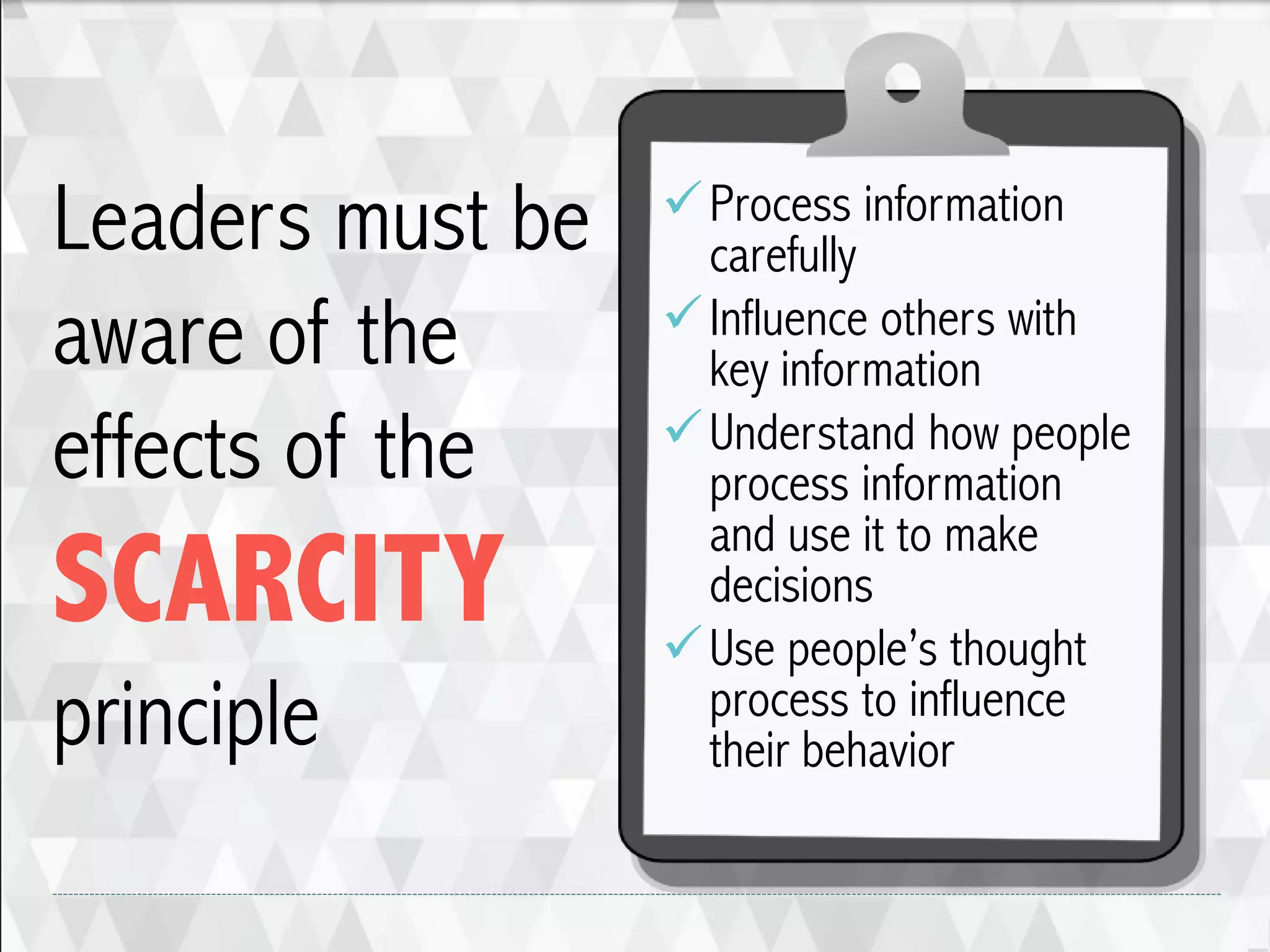 Principles of Influence : Scarcity and Instant Influence | PDF