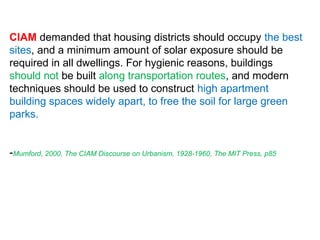 Modern Architecture - CIAM | PPT
