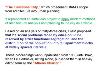 Modern Architecture - CIAM | PPT