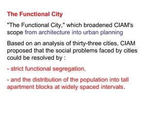 Modern Architecture - CIAM | PPT