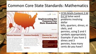 Teaching Money With Techonology | PPTX | Homework and Study | Education