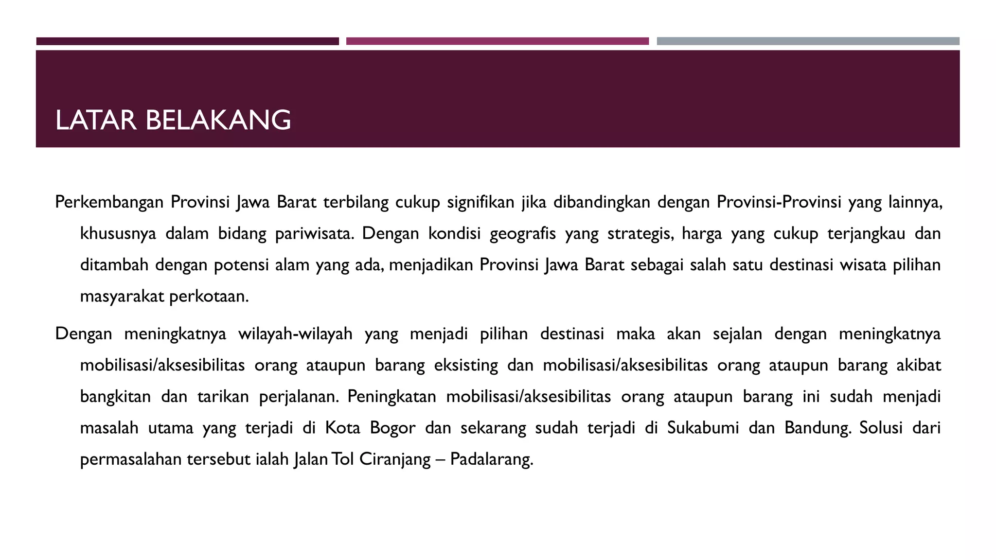 DED Rute Jalan TOL Padalarang Cianjur | PDF