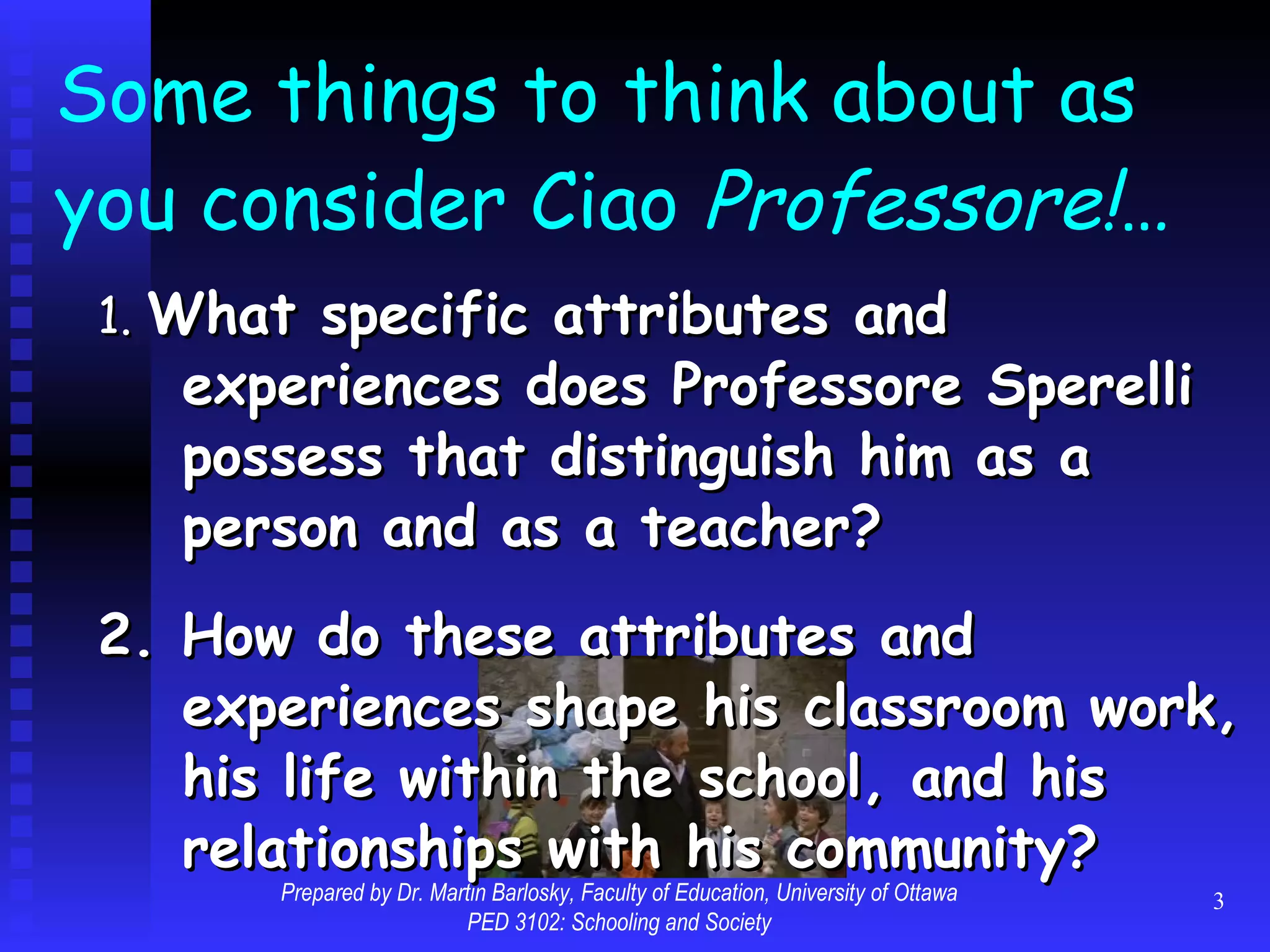 Ciao professore preview | PPT