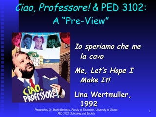 Ciao professore preview | PPT
