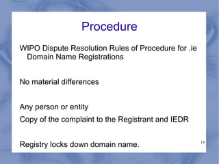 WIPO Arbitration: Current Trends with Intellectual Property and Domain ...