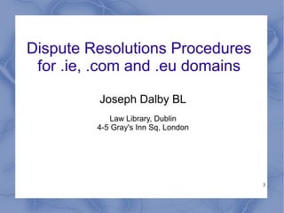 WIPO Arbitration: Current Trends with Intellectual Property and Domain ...