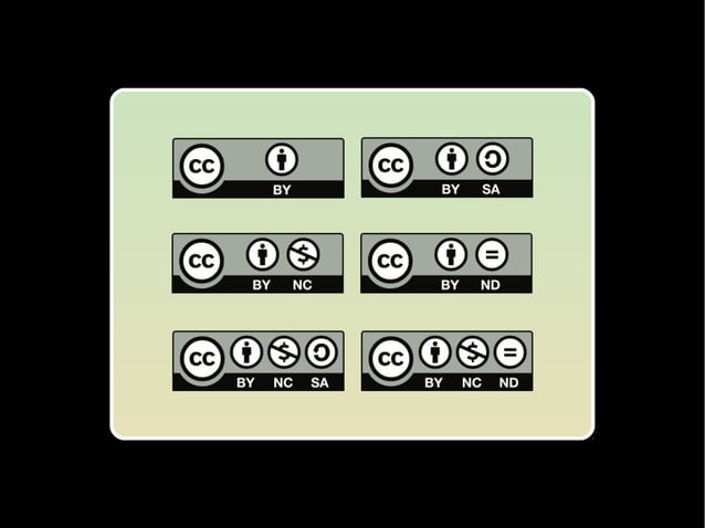 CC licenses: Fostering reuse and sharing | PPT