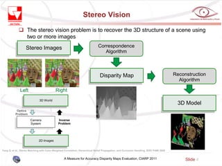A Measure for Accuracy Disparity Maps Evaluation | PPT