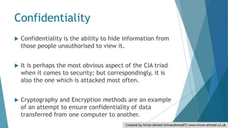 Cia security model | PPTX