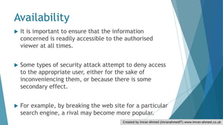 Cia security model | PPTX