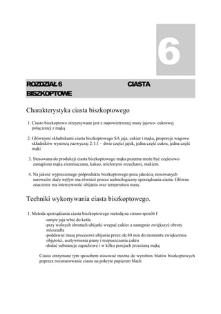 Ciasta cukiernicze | PDF