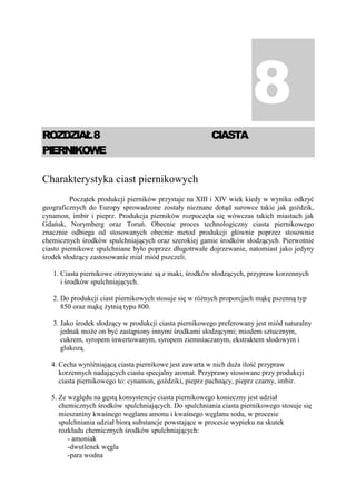 Ciasta cukiernicze | PDF