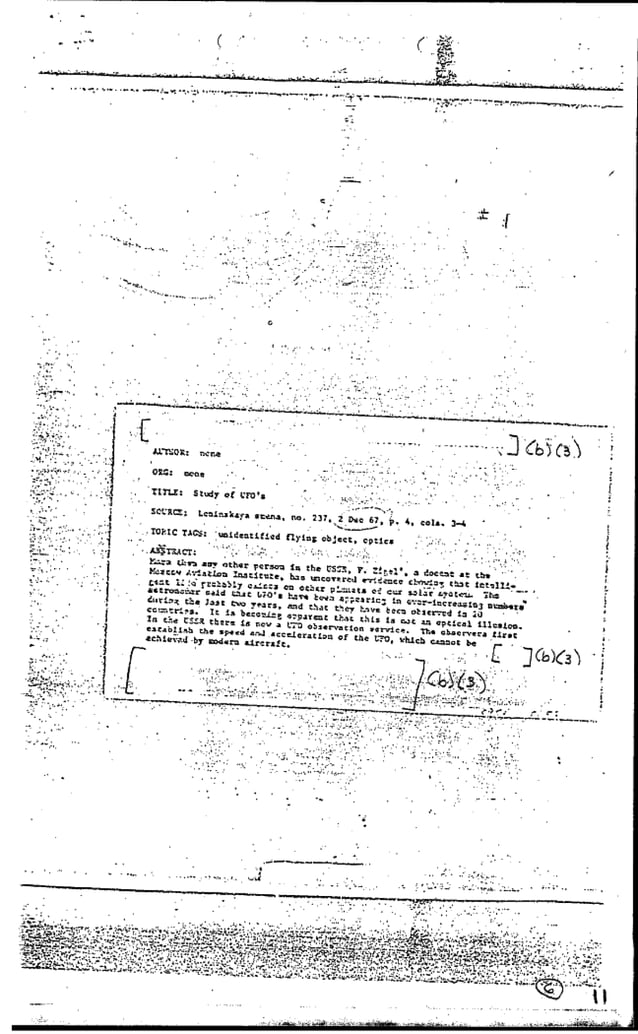 Cia ufo document 2 dec 1967 | PDF