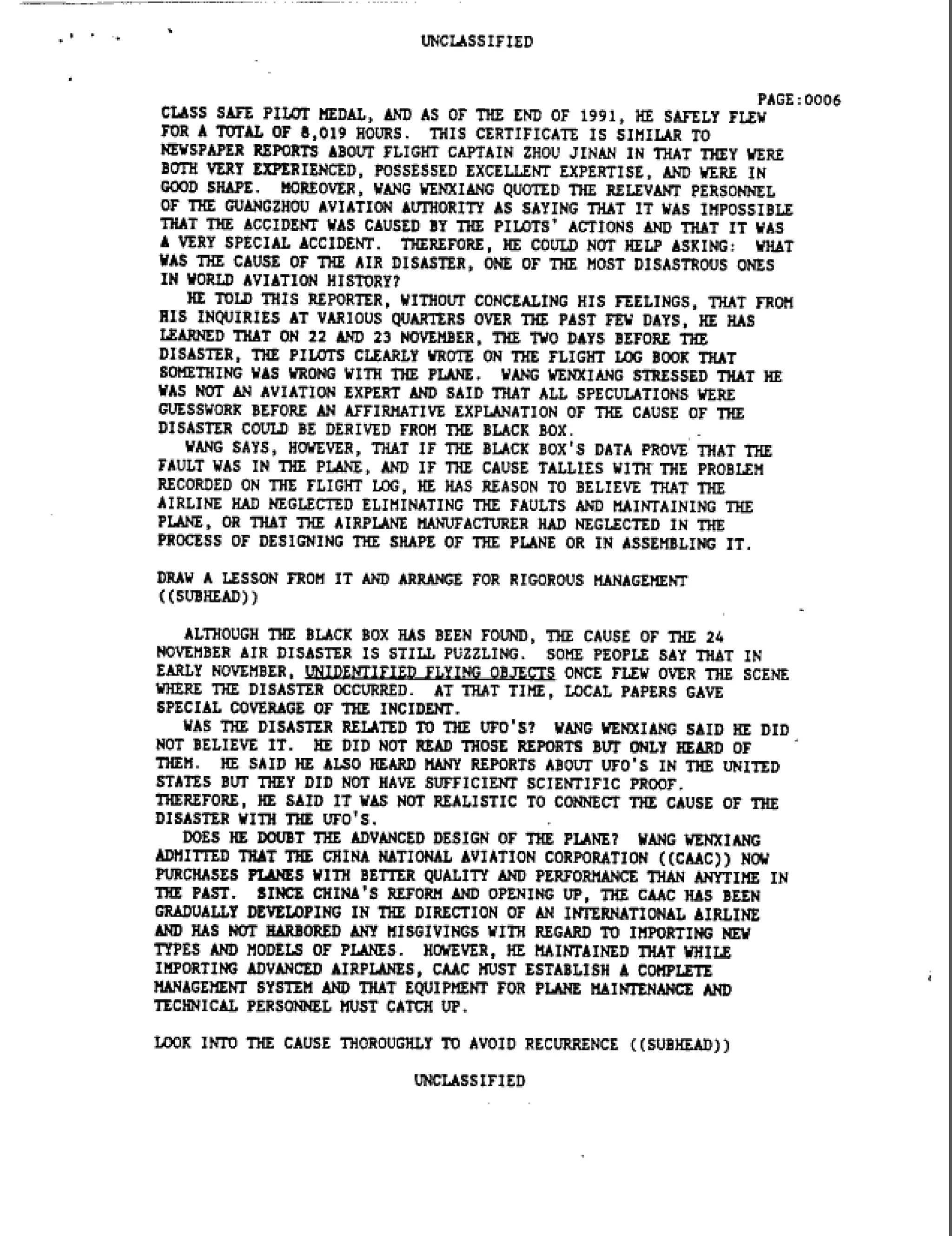 Cia ufo document 4 dec 1992 | PDF