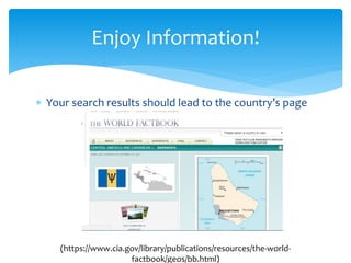 CIA World Factbook | PPTX