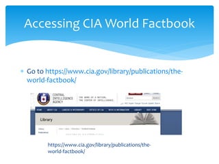 CIA World Factbook | PPTX