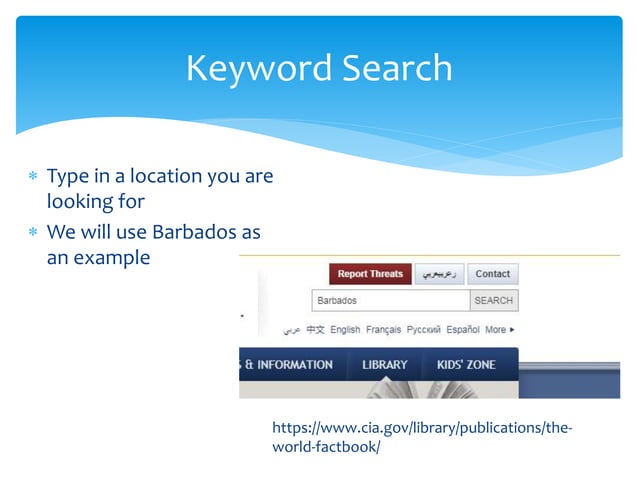 CIA World Factbook | PPTX