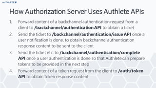 Client Initiated Backchannel Authentication (CIBA) and Authlete’s Approach | PPT
