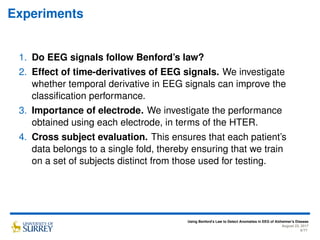 Using Benford’s Law to Detect Anomalies in Electroencephalogram: An ...