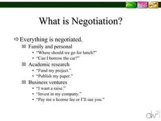 Negotiations | PPT