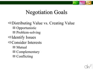 Negotiations | PPT