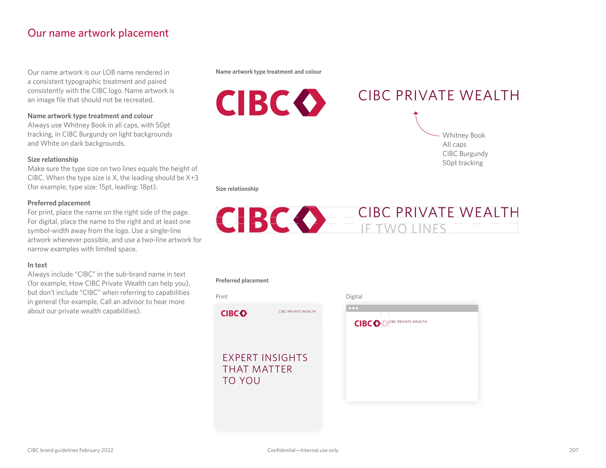 CIBC Wealth LOB Visual Identity and Brand Guidelines | PDF