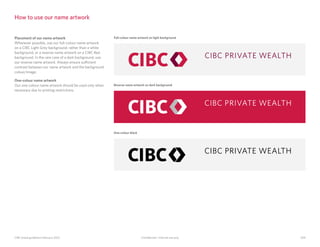 CIBC Wealth LOB Visual Identity and Brand Guidelines | PDF