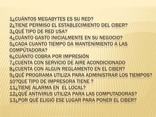 Ciber cafe | PPTX