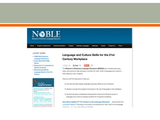 About the NOBLE Project | PPTX