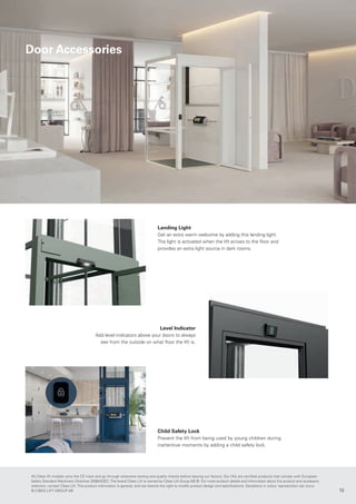 Discover the Innovation of Cibes Pitless Home Elevator | PDF