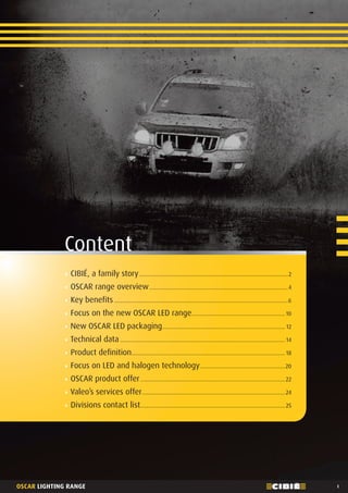 Cibié OSCAR additional headlight range 2014 968317 English catalogue | PDF