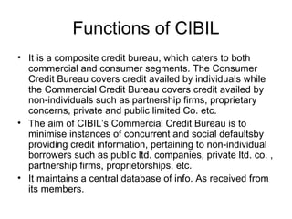 Cibil, | PPT