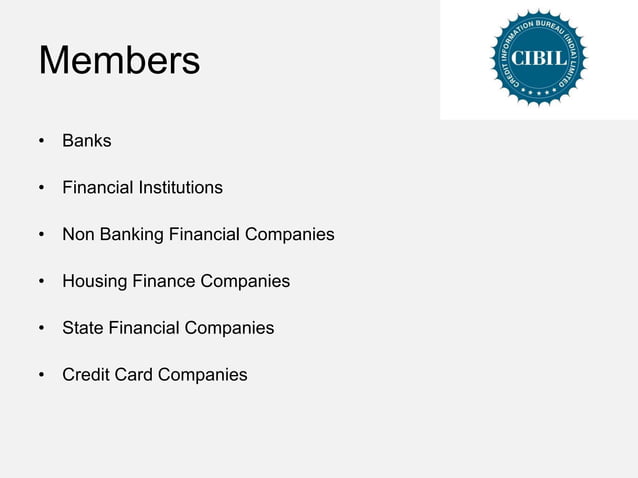 CIBIL | PPTX