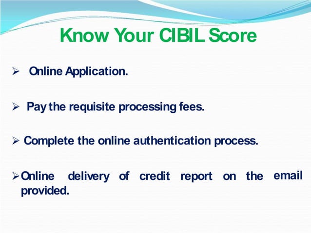 CIBIL PPT.pptx | Business | Business and Finance