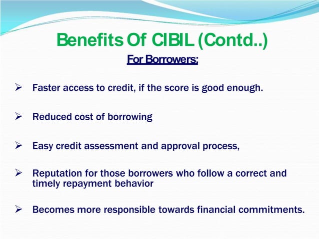 CIBIL PPT.pptx | Business | Business and Finance