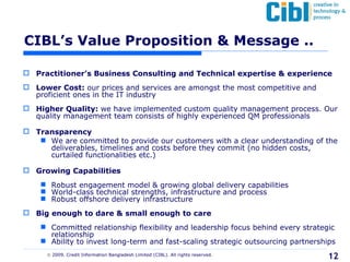Cibl Company Overview | PPT