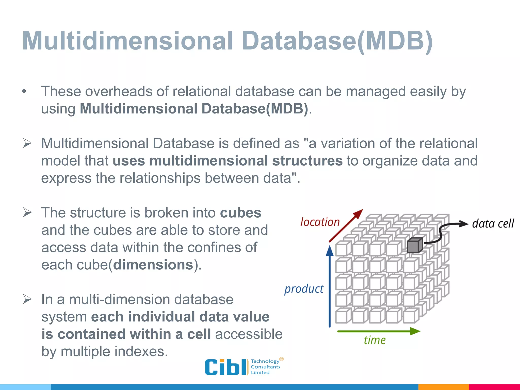 Business Intelligence and Multidimensional Database | PDF | Databases | Computer Software and ...